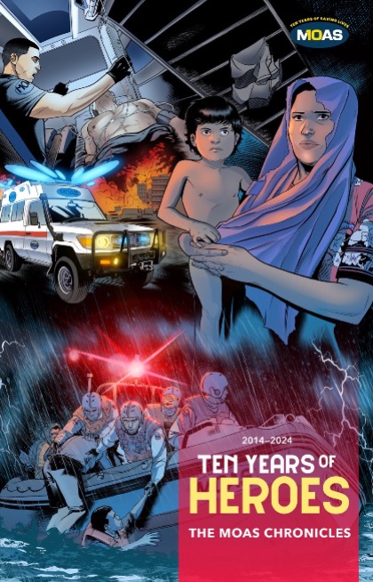 MOAS Unveils Its New Comic Book at Malta Comic Con - MOAS